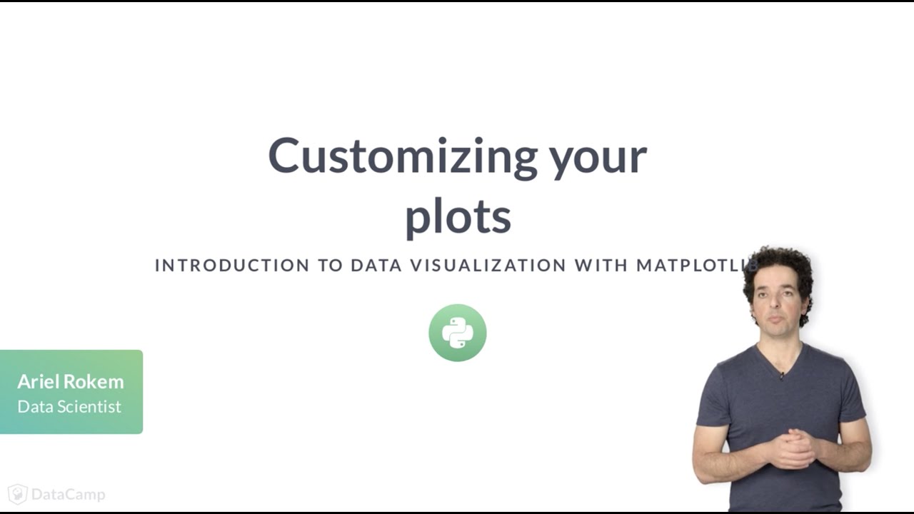 Python Tutorial: Customizing your plots