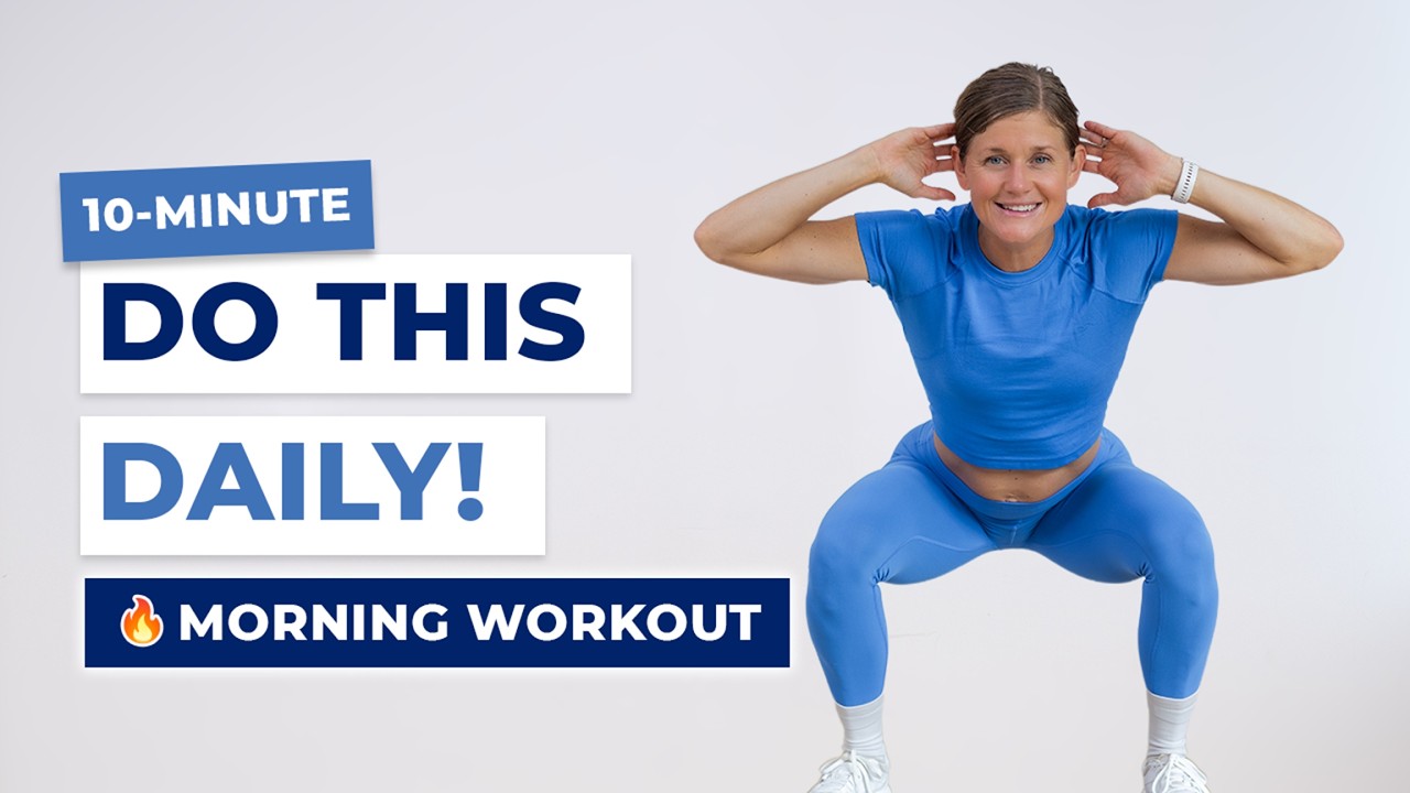 10-Minute Morning Workout (No Equipment, No Repeats)