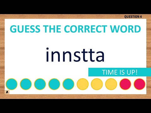 [Scrambled Word Game] Can You Unscramble These Words? 7 Letters