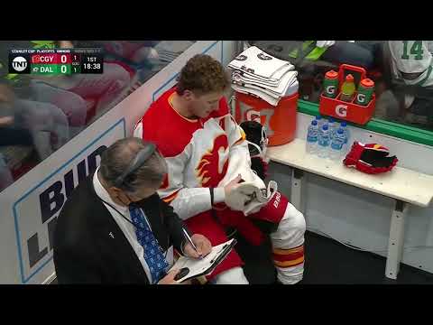 Matthew Tkachuk And John Klingberg Drop The Gloves