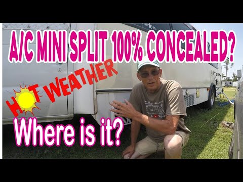 100% Concealed Pioneer A/C Mini-Split on Shuttle Bus !! Watch to see where I put it !