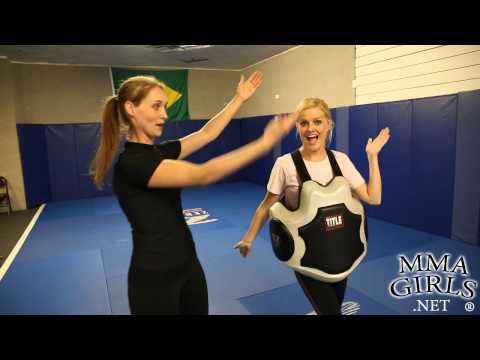 Megan Geraghty and I goof around =) | MMA Girls