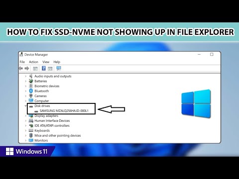 How to Fix NVME Not Showing Up in File Explorer in Windows 11 | SSD not showing up |SSD/NVME Problem