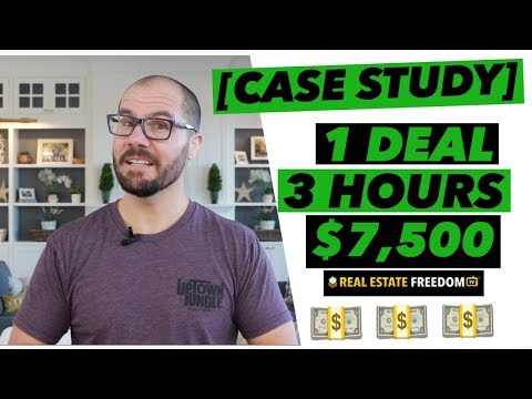 Wholesaling Real Estate | How I Made $7500 in 3 Hours