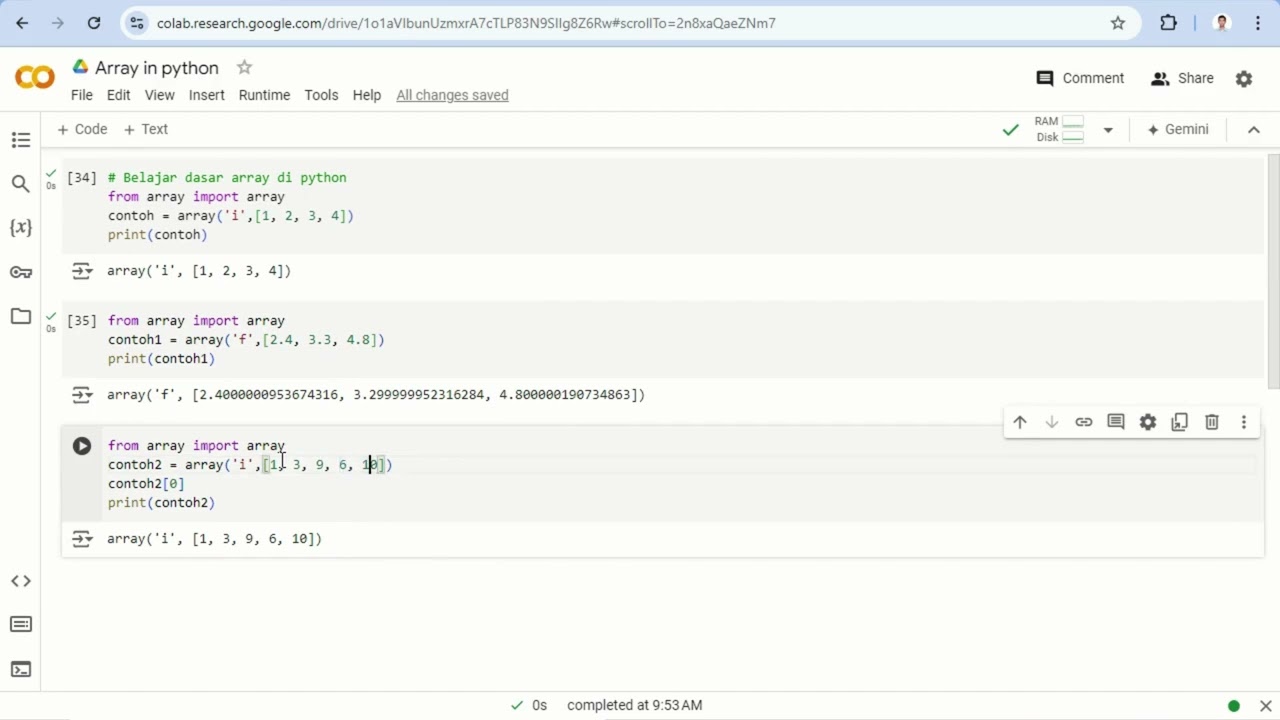 Python Programming: Array Basics