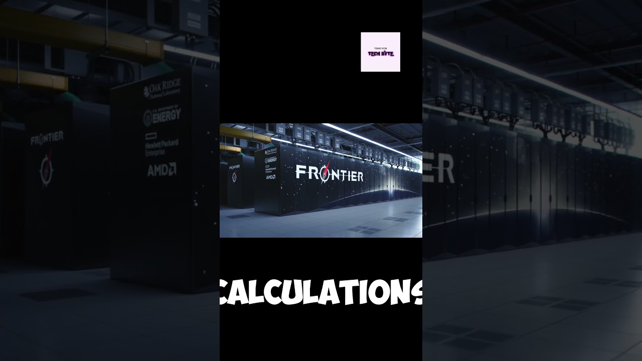 Meet Frontier: The Supercomputer Faster Than Millions of PCs Combined! 💻🚀 #space