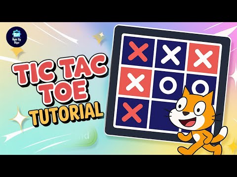 How to Make a 2-Player Tic Tac Toe Game in Scratch ❌⭕|Easy Coding for Kids!