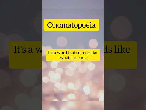 Onomatopoeia|English word and meanings with example