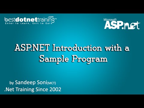 What is ASP.NET? - ASP.NET Introduction with a Sample Program
