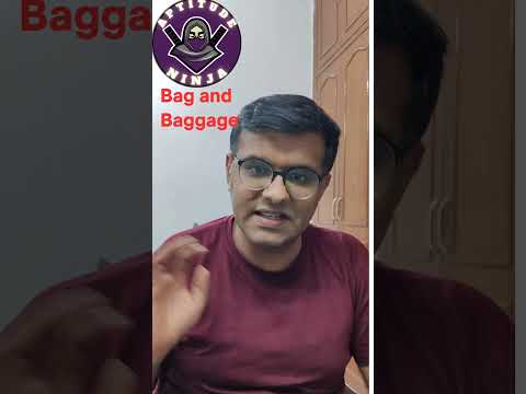 Bag and Baggage - IDIOM SSC CGL 2022 #SSCCGL