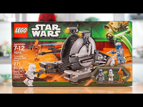 LEGO Star Wars 75015 CORPORATE ALLIANCE TANK DROID Review! (2013)
