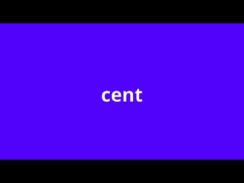 what is the meaning of cent