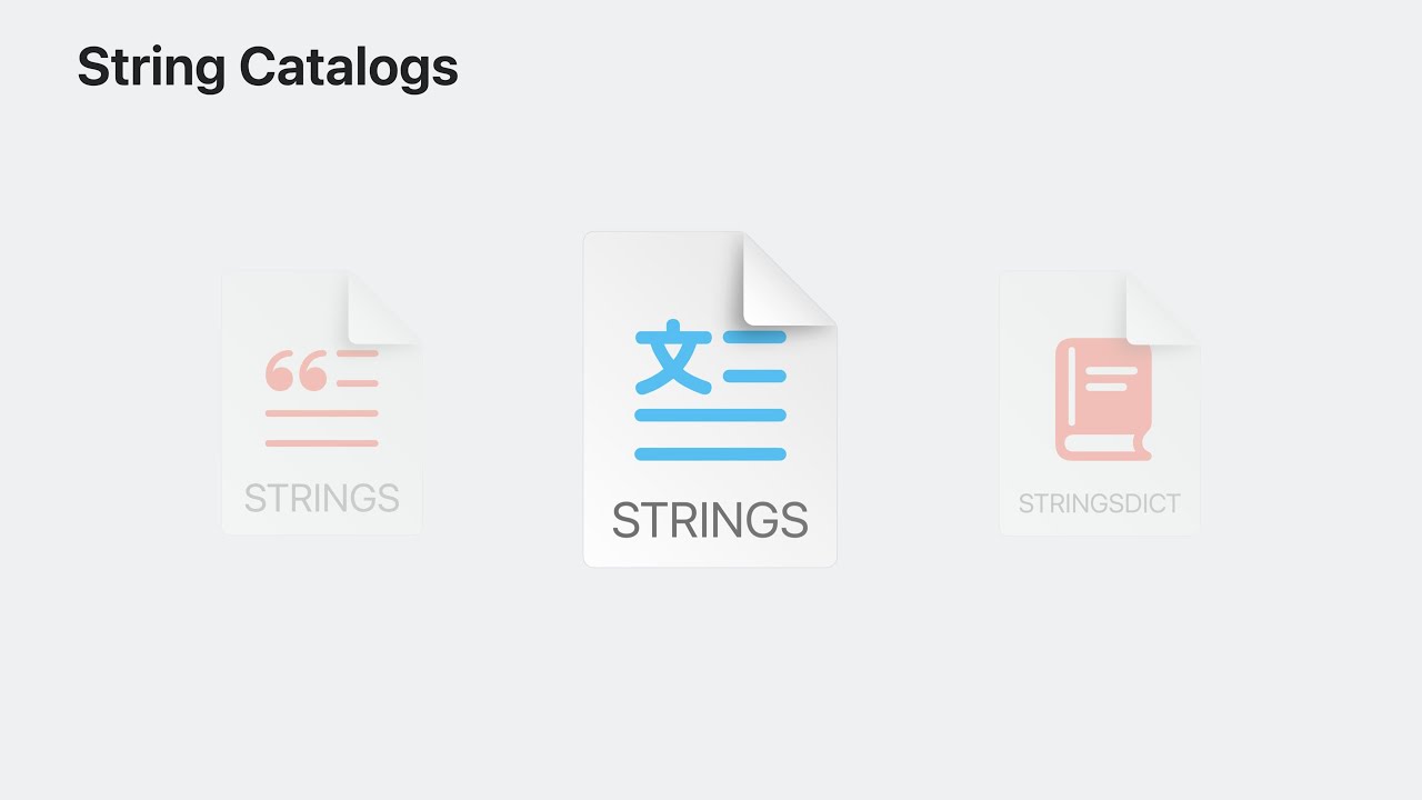 WWDC23: Discover String Catalogs | Apple