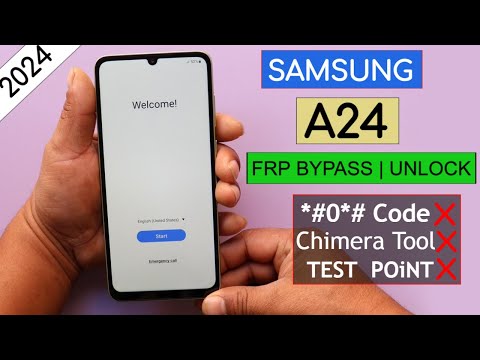 Samsung A24 Frp Bypass/Unlock Without *#0*# Code | Without Chimera Tool | Without Test Point 2024