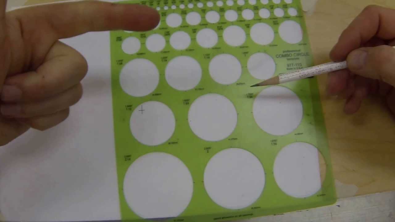 Mechanical Drafting- Circles & Circle Template