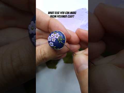 Polymer clay Flower cufflinks #art #artandcraft #polymerclay #accessories #handmade #handmadejewelry