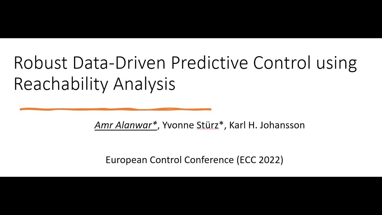 Data-Driven Predictive Control using Reachability Analysis - ECC 2022