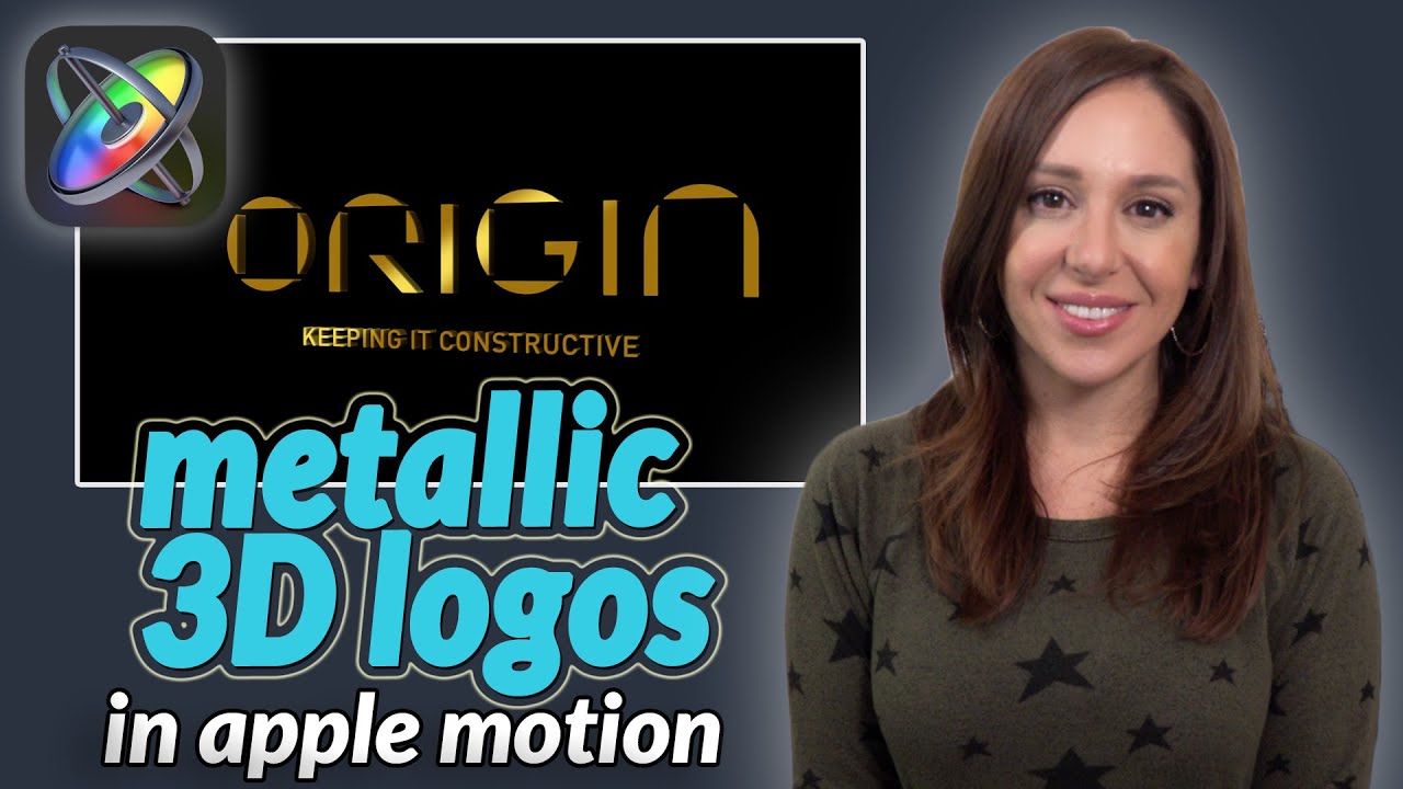 3D Metal Logos in Apple Motion