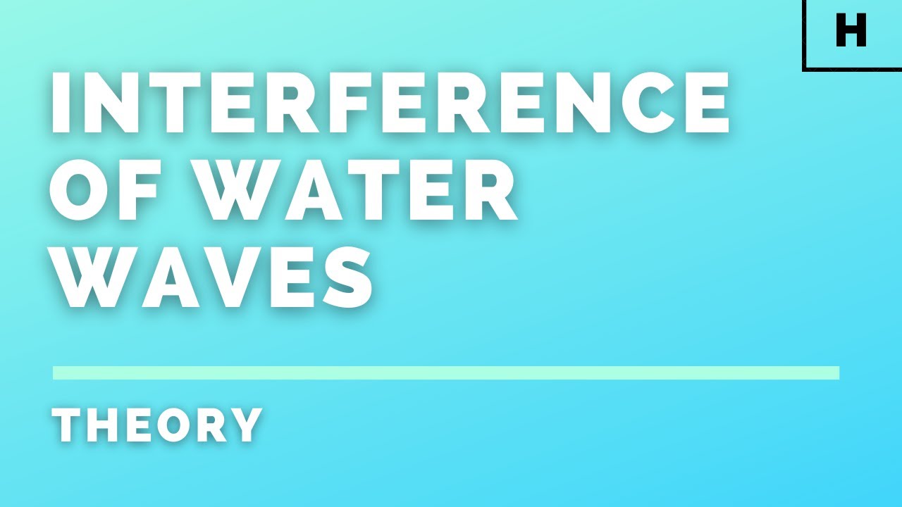 Higher Physics | Particles & Waves | Interference of Water Waves | THEORY