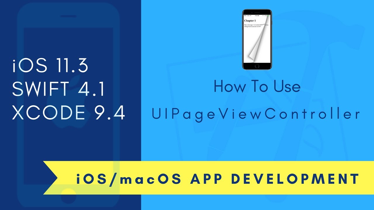 iOS Beginner: How to use UIPageViewController (Swift 4 + XCode 9)