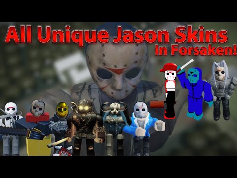 All Unique Jason Skins in Roblox Forsaken!