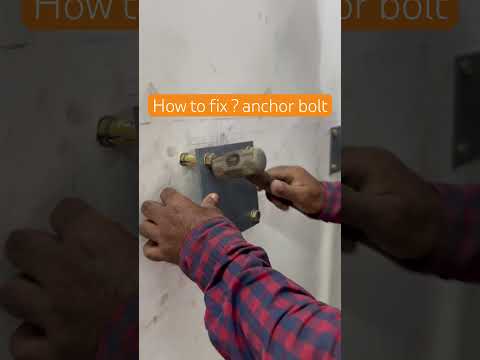 How to fix ? Anchor bolt