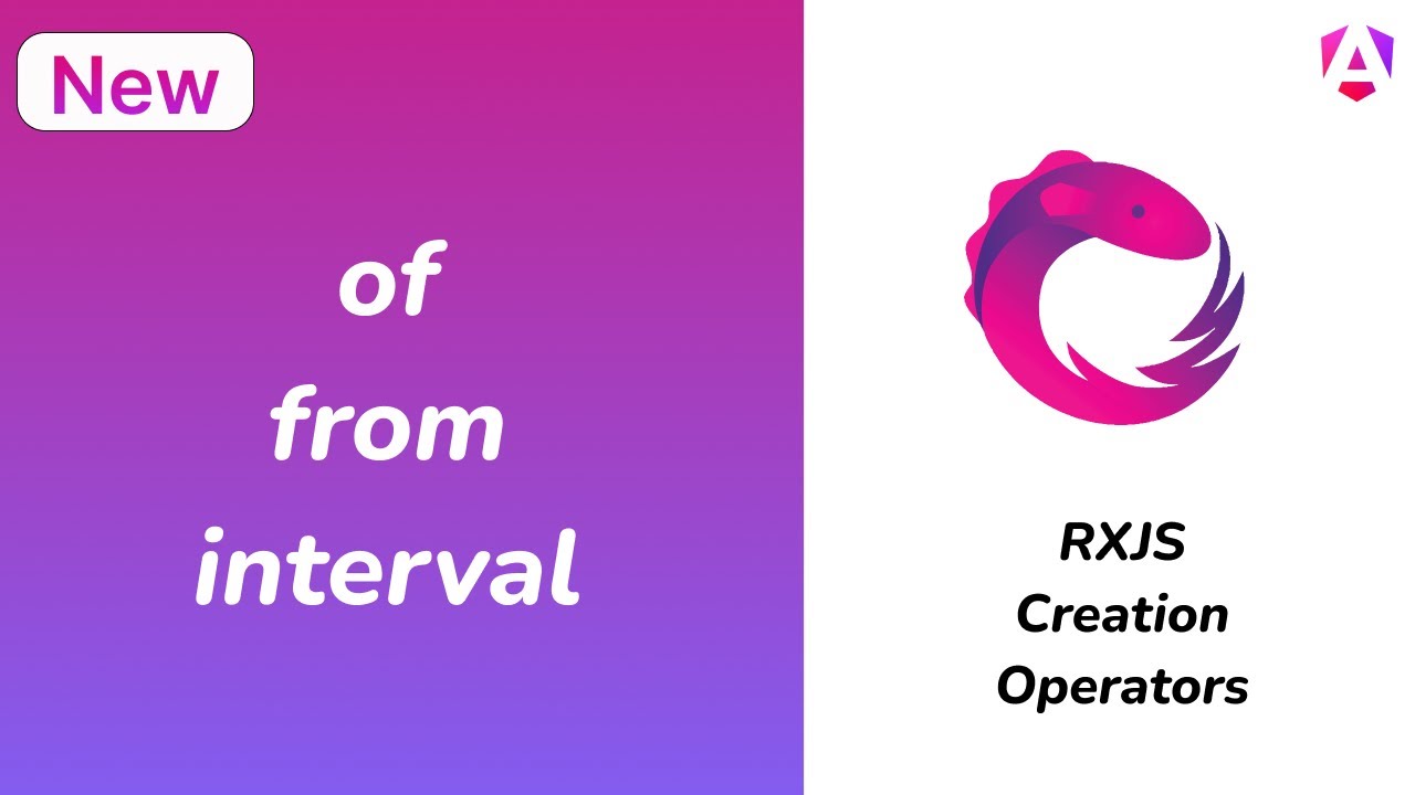 How to use RxJs Creation Operators In Angular | of() , from(), interval()