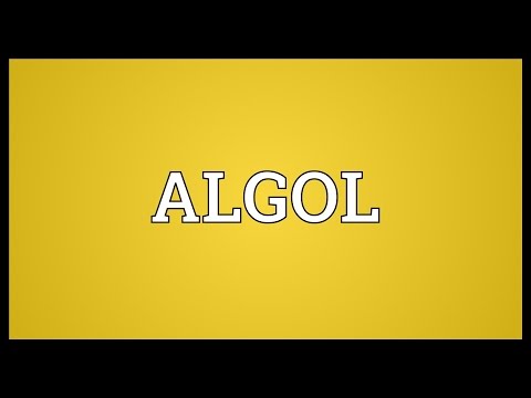 ALGOL Meaning