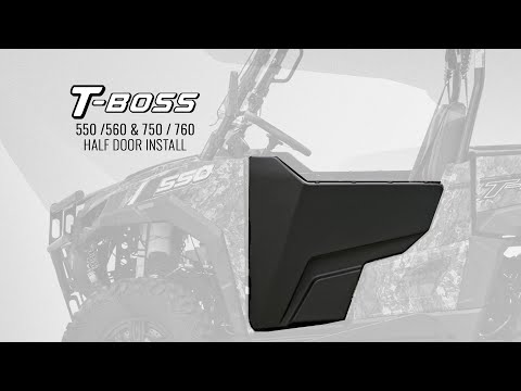 Massimo T-BOSS 550/750 & 560/760 ABS Half Door Install Guide