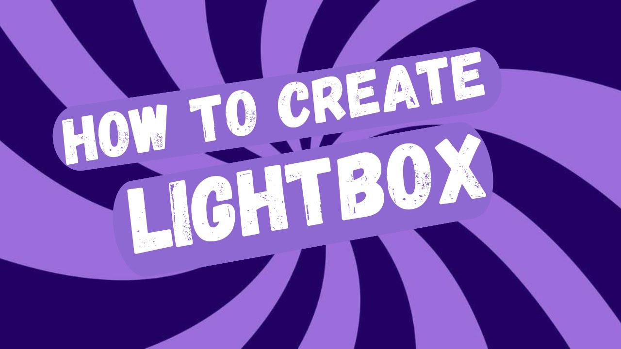 Creating Lightbox Step-by-Step using HTML, CSS, and Bootstrap.