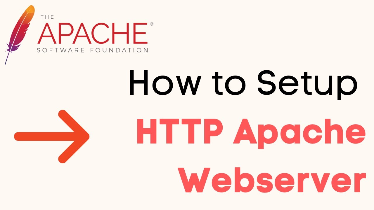 How to setup an HTTP Apache Webserver?