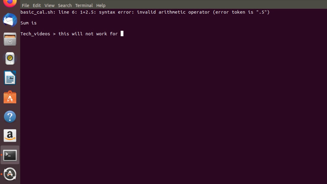 BASIC CALCULATOR || shell script || Ubuntu || Math || Linux || Fun || Command-line Arguments