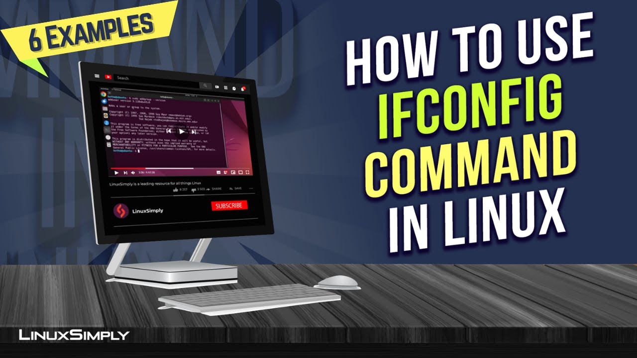 How to Use “ifconfig” Command in Linux [6+ Practical Examples] | LinuxSimply