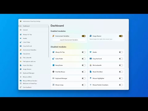 Microsoft releases PowerToys v0.75 with new Dashboard page, Environment variables editor and more