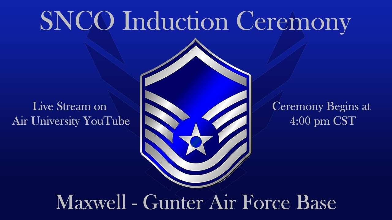 Maxwell AFB SNCO Induction ceremony