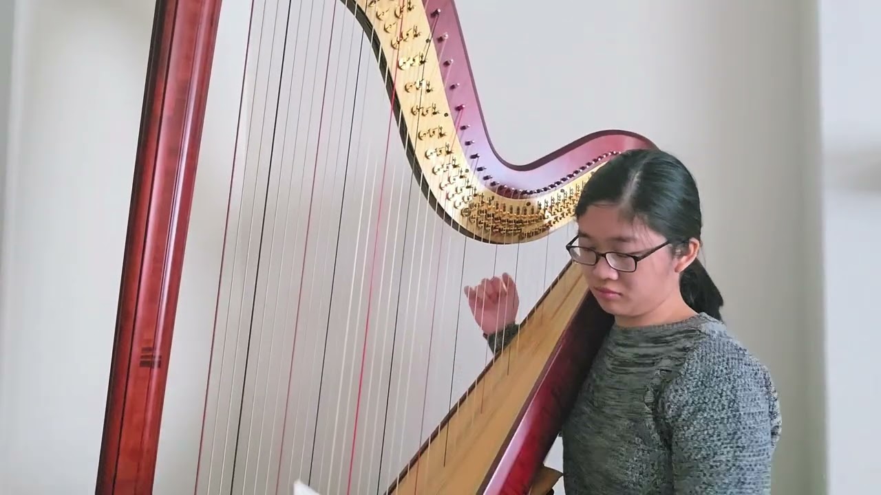 A. Hasselmans Rouet from Trois Petites Pieces Faciles for Harp