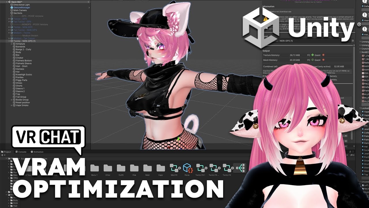 How to Optimize VRChat Avatars Using Only Unity