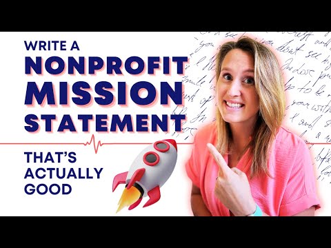How to Write Your Nonprofit Mission Statement