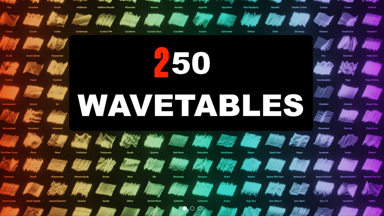 250 wavetables
