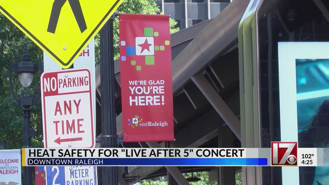 ‘Live After Five’ organizers prepping for heat ahead of downtown Raleigh event