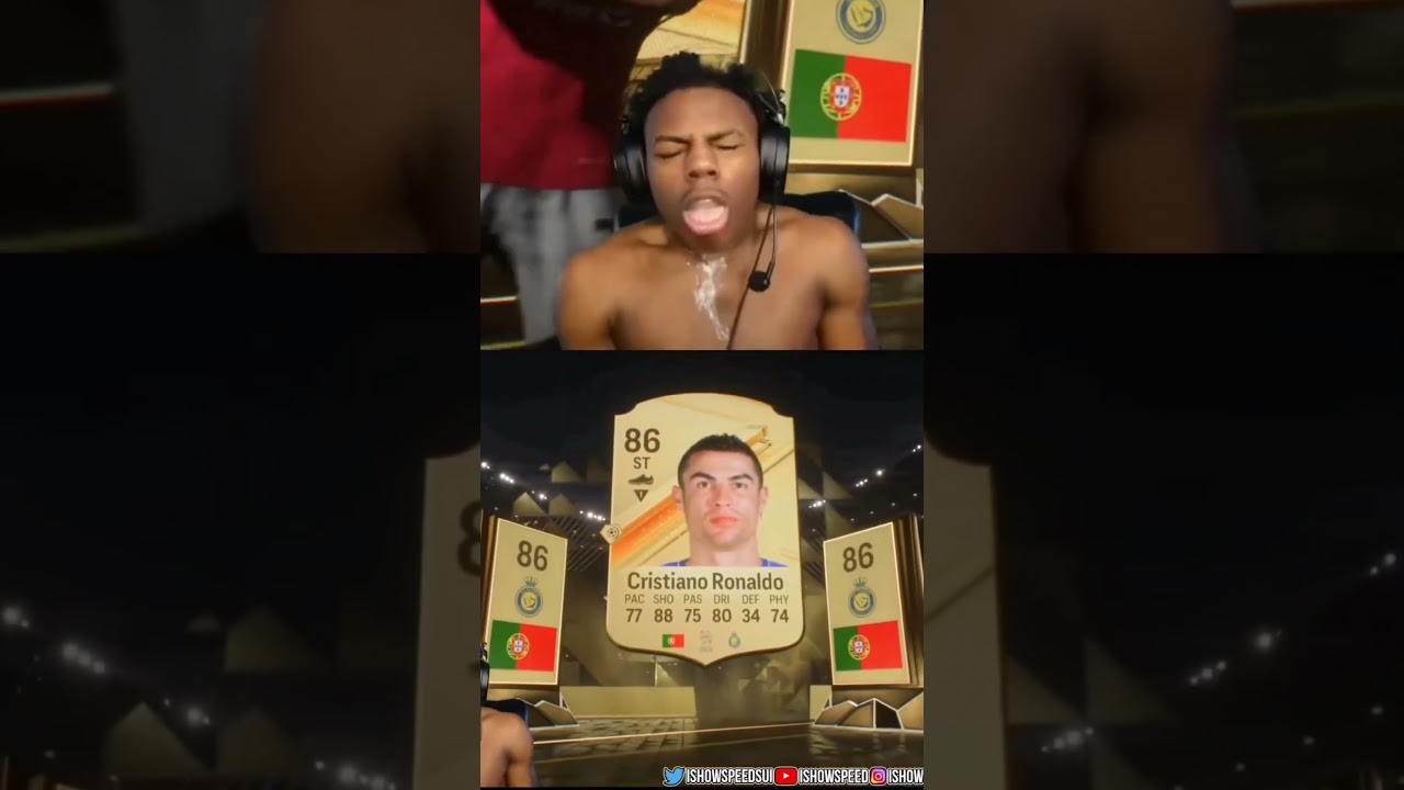 Speed Packs Ronaldo In a SUS way 💀                                     ⚠️Its just  a body lotion ⚠️