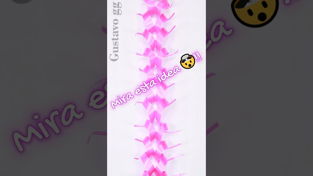 💖 GUIRNALDAS DE PAPEL 😍 fácil y rápido 👍 Cómo hacer guirnaldas de papel ✨ manualidades con papel diy