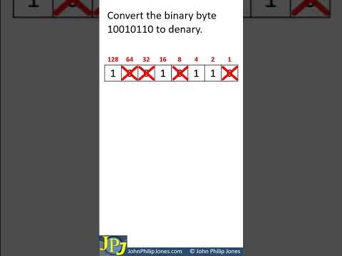Convert 10010110 to Denary