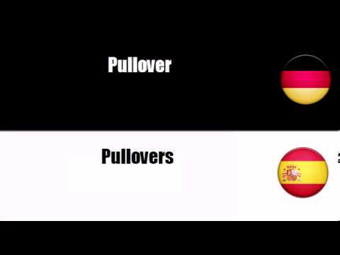 Deutsch + Spanisch = Ropa exterior diversa