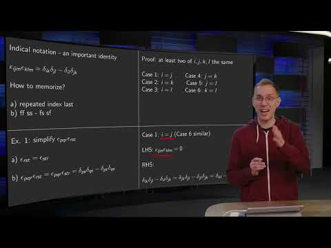 Indical notation - an important identity