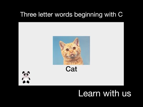 English Three Letter Words Beginning With C