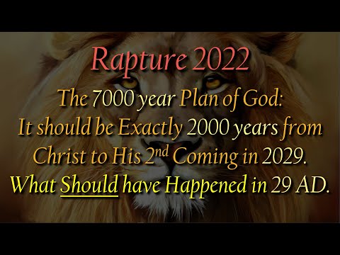 2000 Years from Christ to His 2nd Coming in 2029 | Live for Jesus Daily