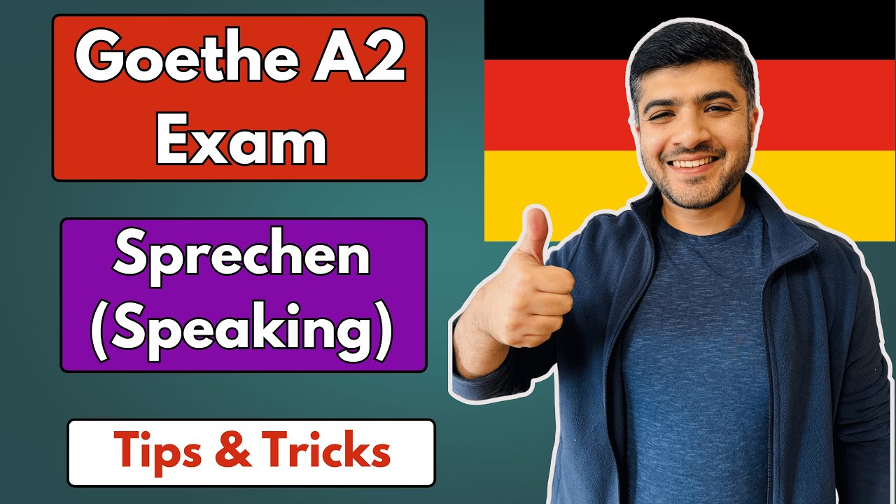 Goethe A2 Exam Sprechen | All Parts Explained | With Tips & Tricks
