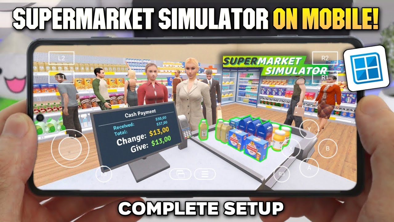 Original Supermarket Simulator Game On Mobile! - Offline Supermarket Simulator Android/Mobile 🎮
