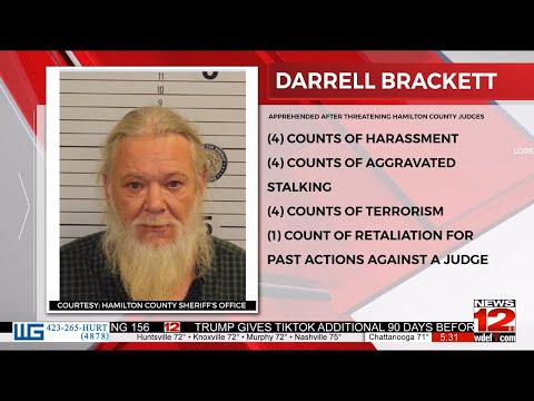 Man arrested for harassment and threatening judges